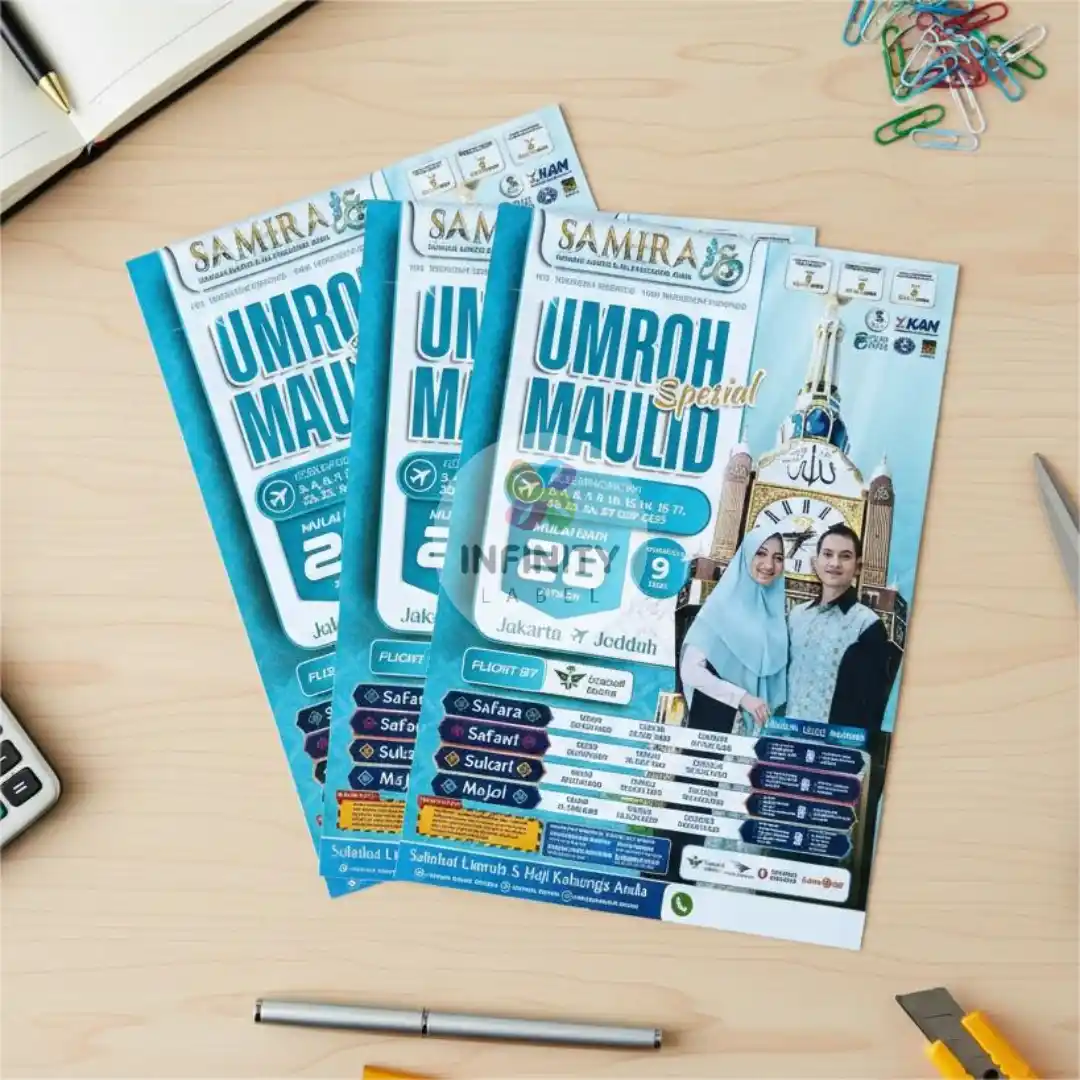 Cetak Brosur Manado | Flyer A4 - A5 - A6 - DL Murah